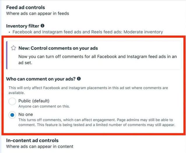 Meta Introduces Comment Disabling for Ads on Facebook and Instagram | Koozai
